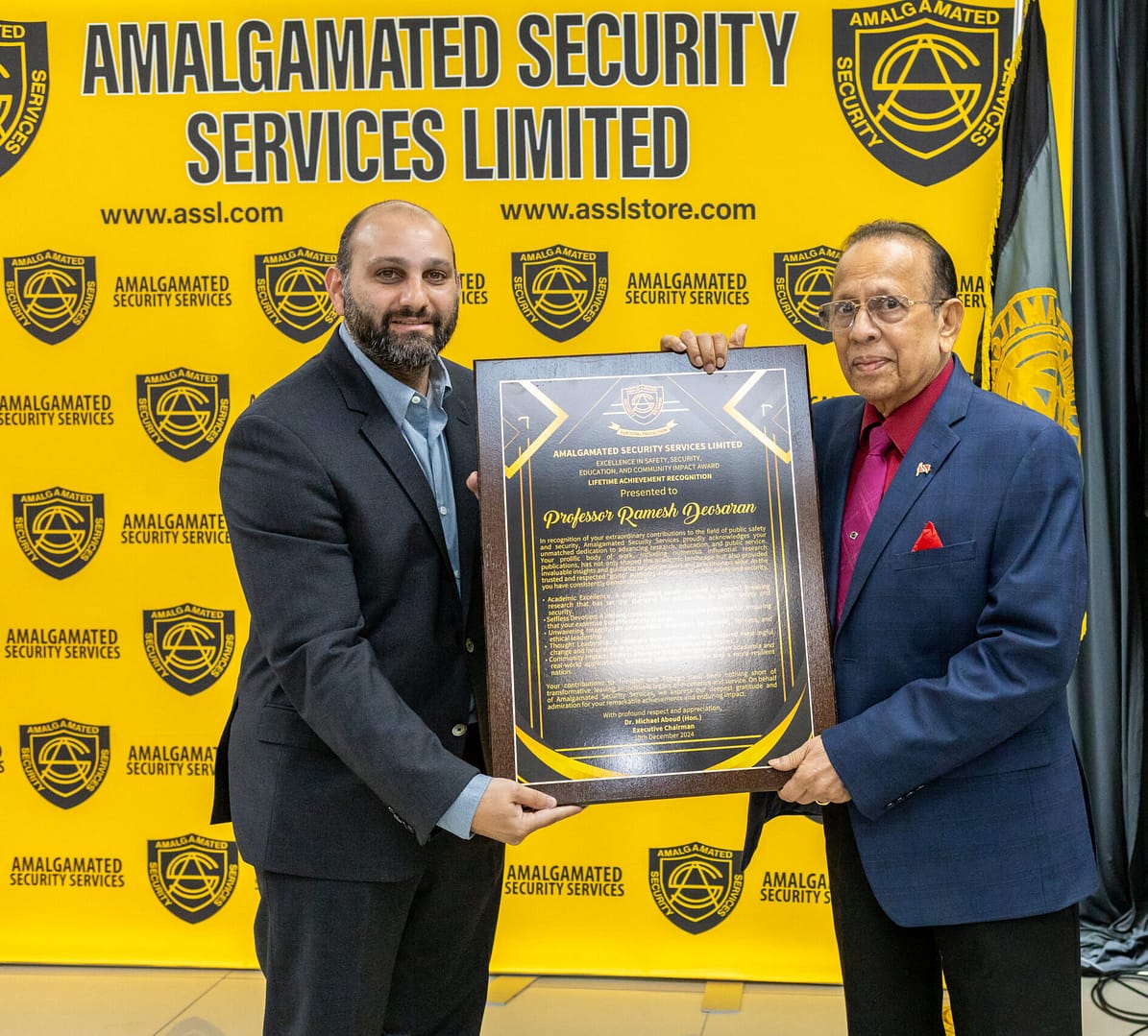 Lifetime Achievement Recognition - Professor Ramesh Deosaran ...